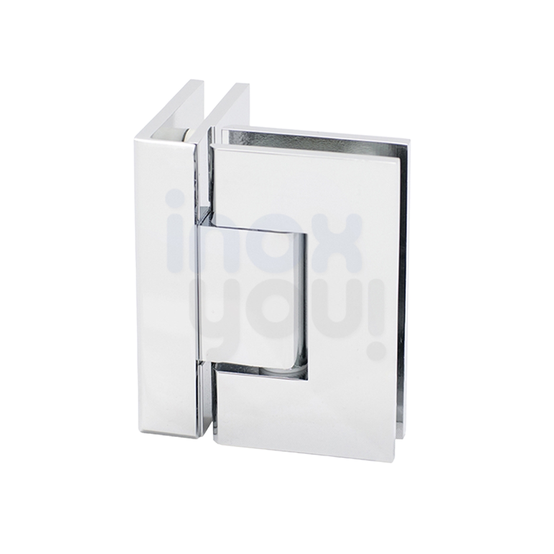 Glass To Glass Hinge 90° - Inoxyou - Glass Hardware