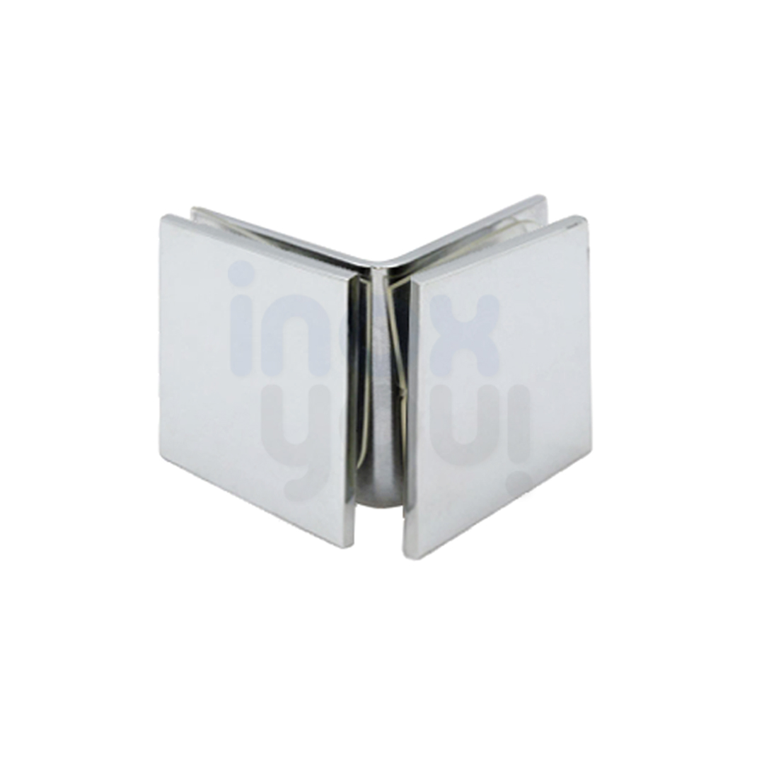 90° corner glass clamp - Inoxyou - Glass Hardware