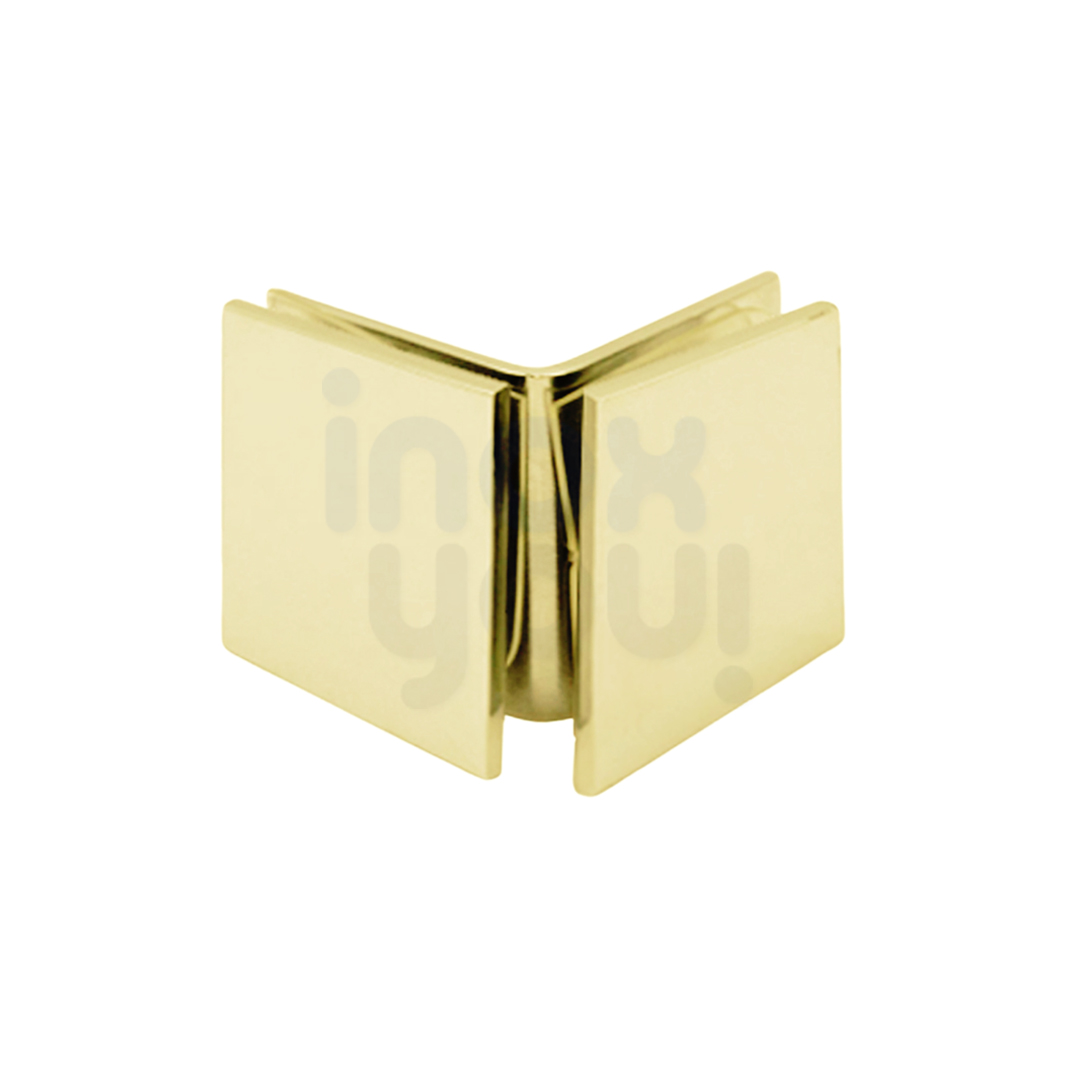 90° corner glass clamp - Inoxyou - Glass Hardware